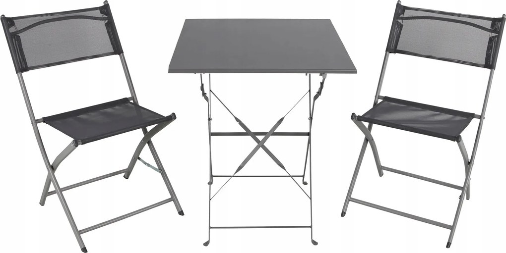 Linder Exclusiv Zahradní sestava Bistro Set Šedý
