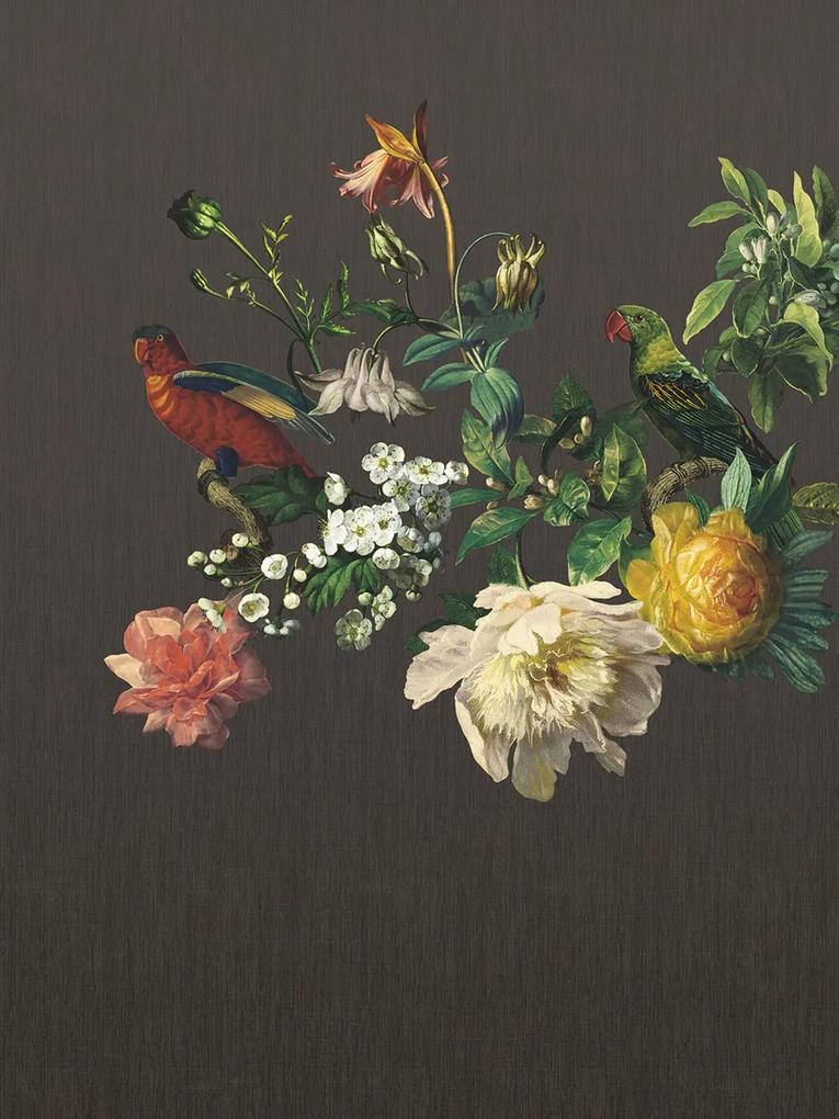 Eijffinger Vliesová obrazová tapeta Květiny, Papoušci 307400, Museum, Eijffinger rozměry 2,10 x 2,8 m