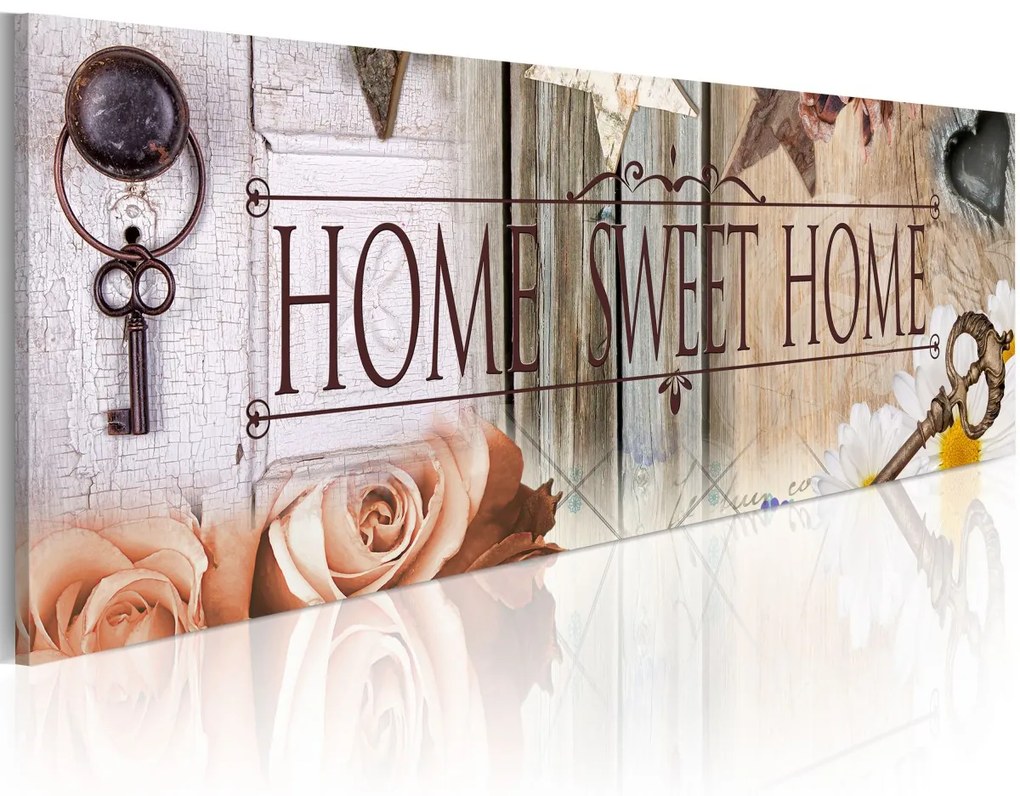 Obraz - Keys to Sweet Home - 120x40
