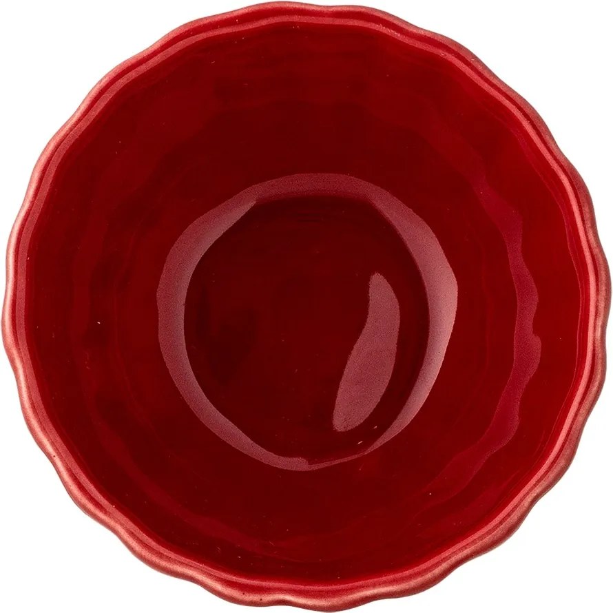Miska Bloomingville LATINA, červená, kamenina 165 ml
