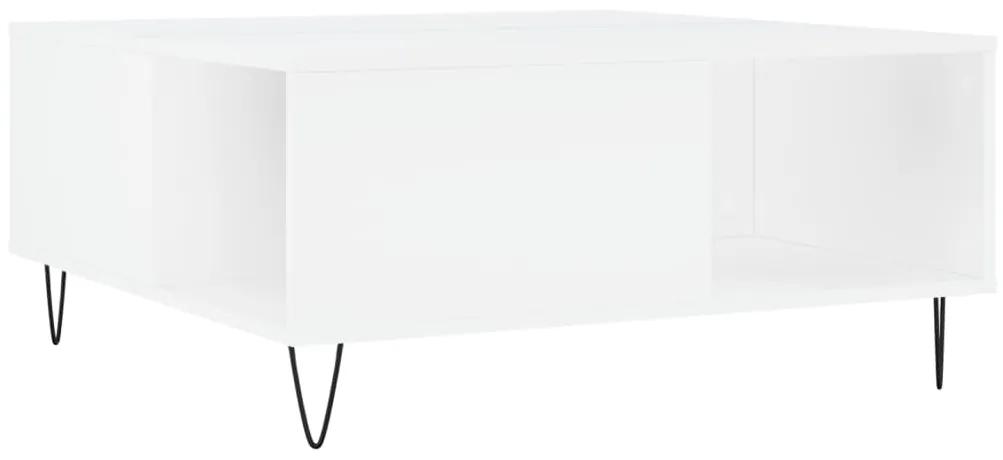 Konferenční stolek bílý 80 x 80 x 36,5 cm kompozitní dřevo
