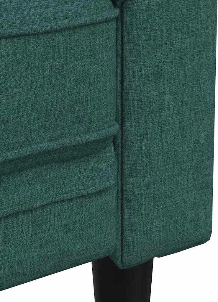 3dílná sedací souprava tmavě zelená textil 3209195