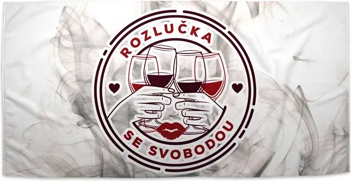 Sablio Ručník Rozlučka se svobodou - 50x100 cm