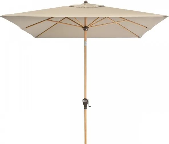 Doppler ALU WOOD zahradní slunečník 300 x 200 cm béžová