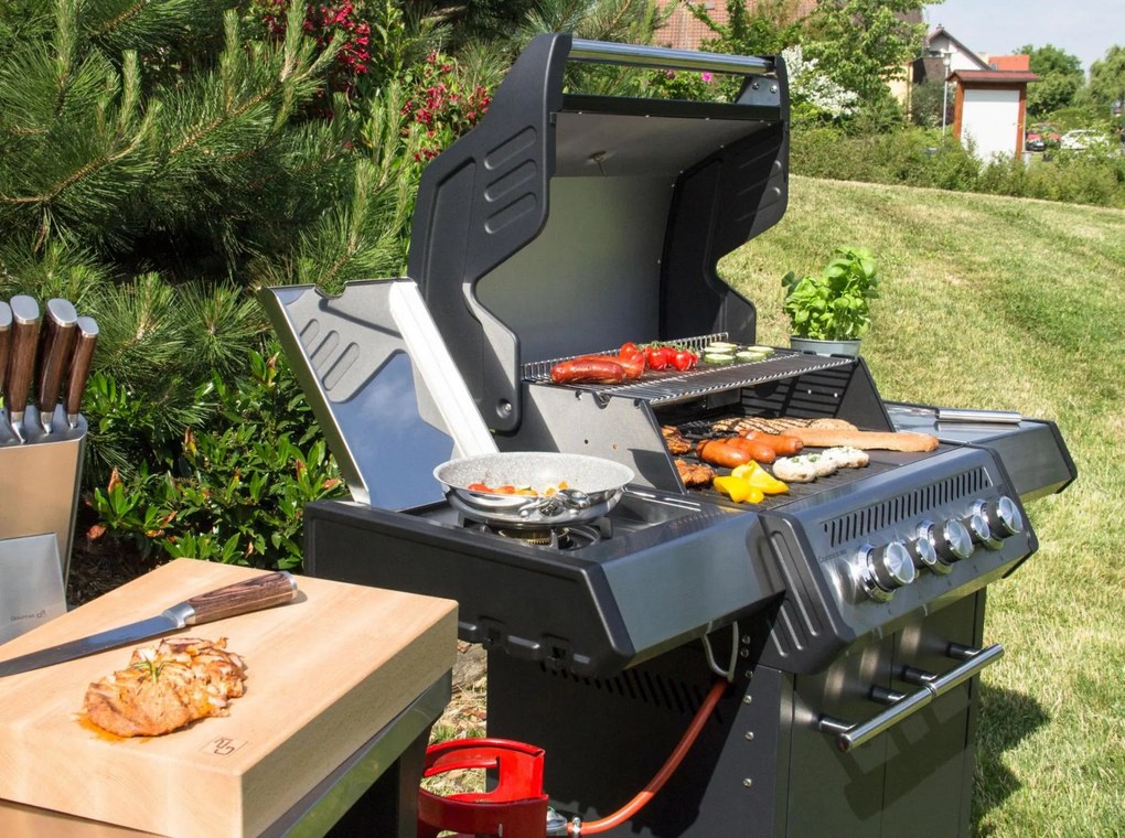 Plynový gril G21 Costarica BBQ Premium line, 5 hořáků + zdarma redukční ventil