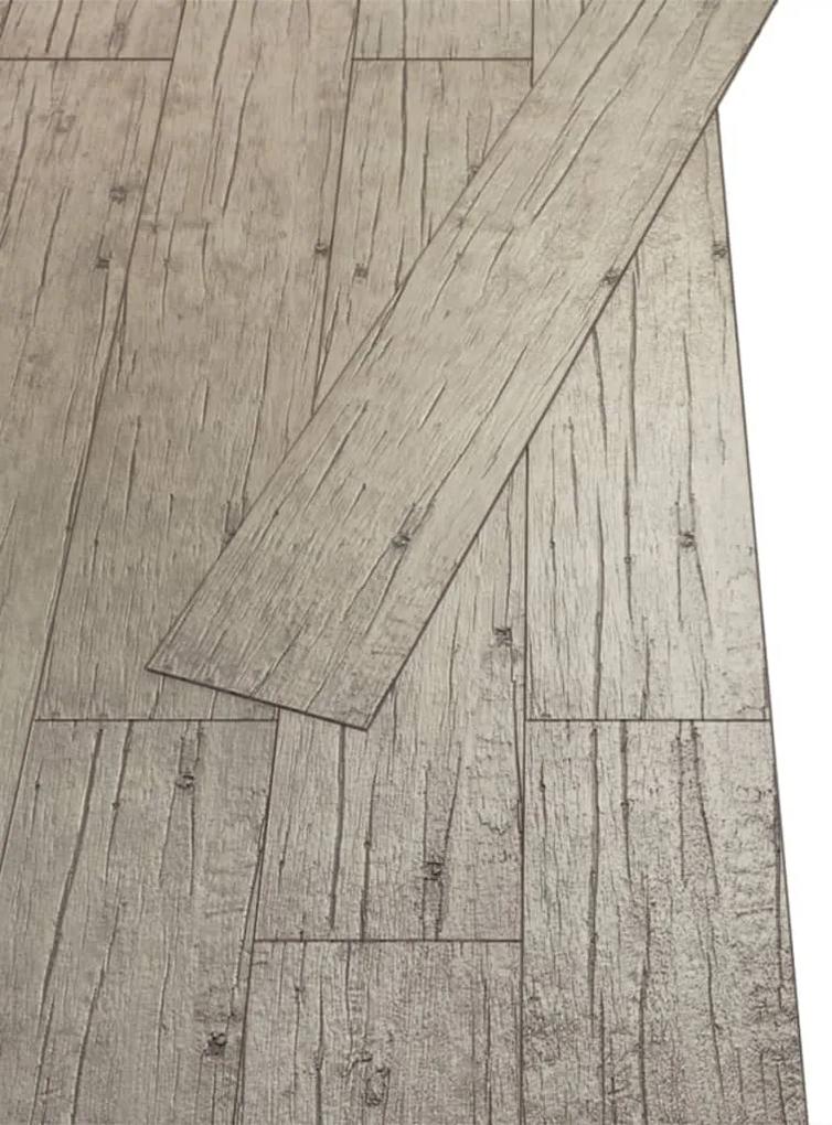 vidaXL Samolepicí podlahová krytina PVC 5,21 m² 2 mm dub bělený