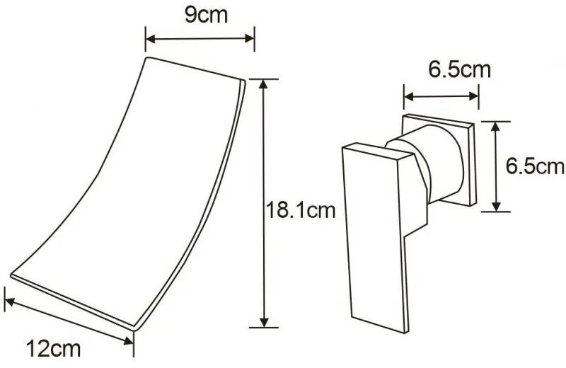 Mexen Celia - podomítková umyvadlová sada, černá, 747415-70