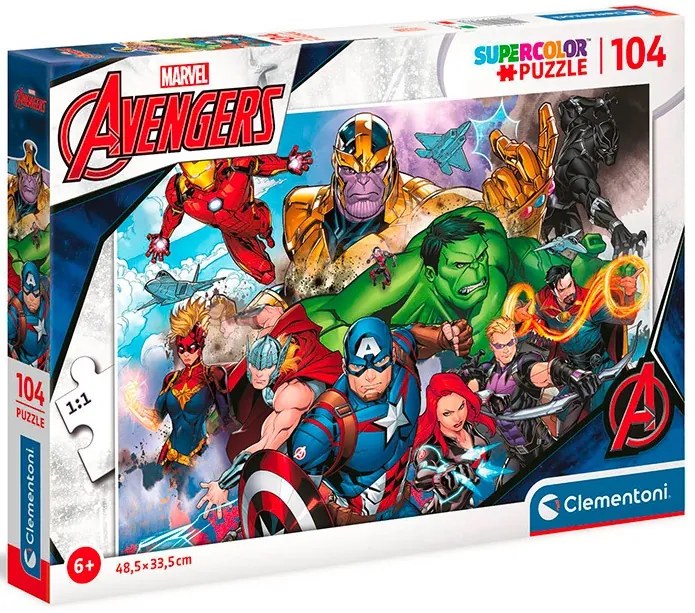 Clementoni - Puzzle 104 Marvel Avengers
