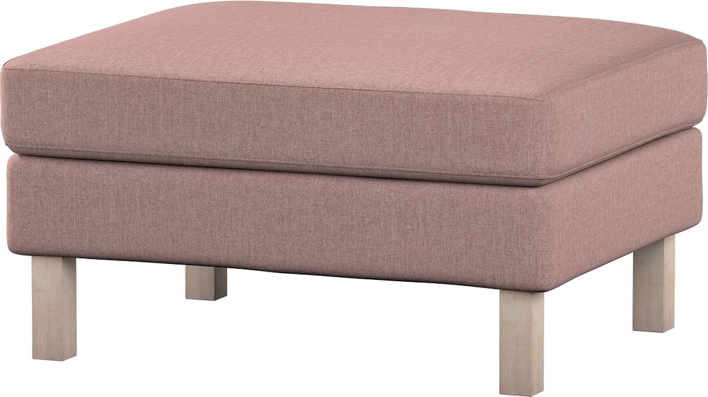Potah na podnožku IKEA Karlstad barva růžová látka pletený vzor