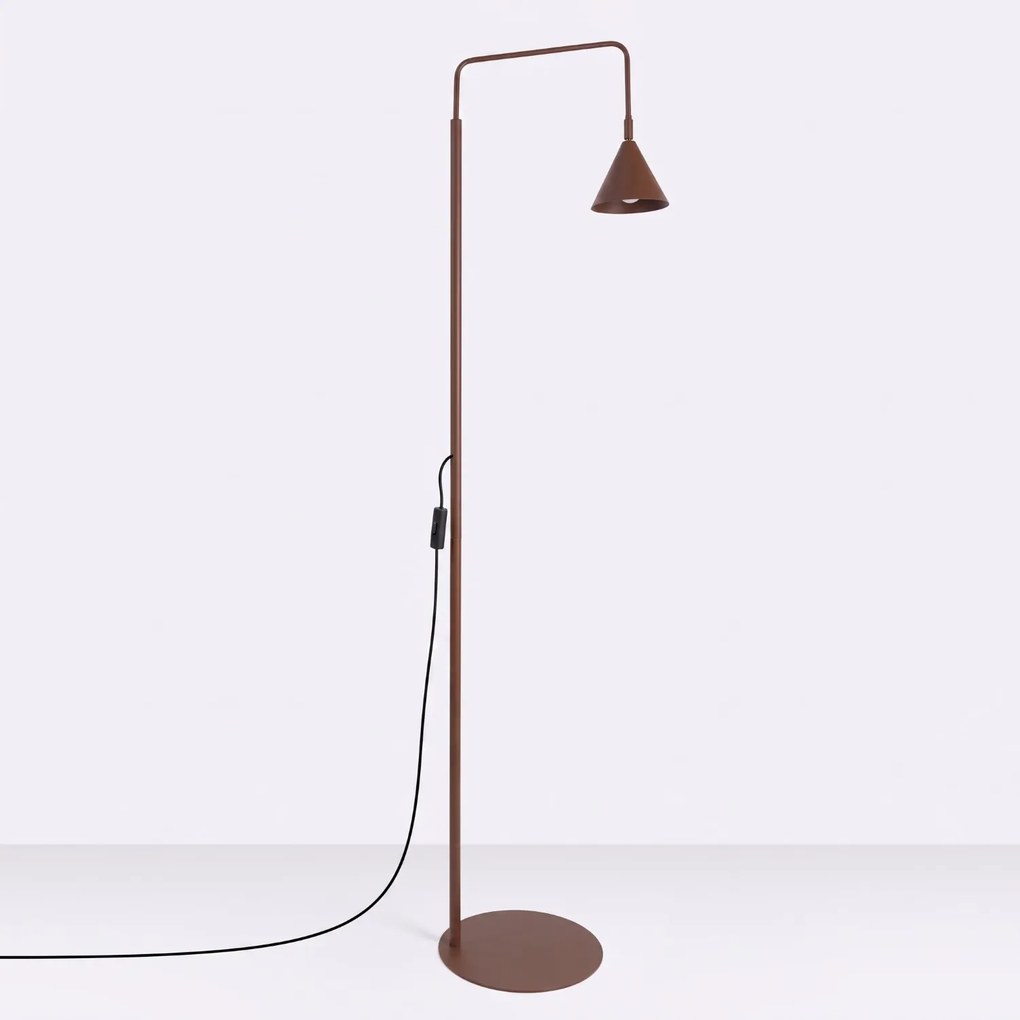 Sollux Lighting Stojací lampa NOX hnědá