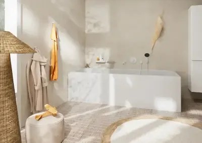 Hansgrohe - Vanová vpusť, matná bílá