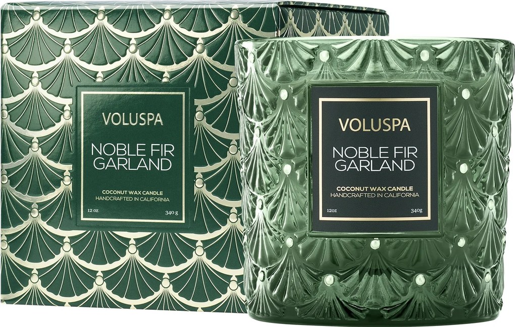 Voluspa svíčka Noble Fir Garland, 340 g