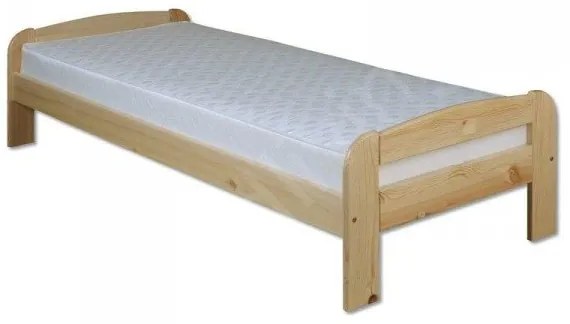 Drewmax Dřevěná postel 90x200 LK122 ořech