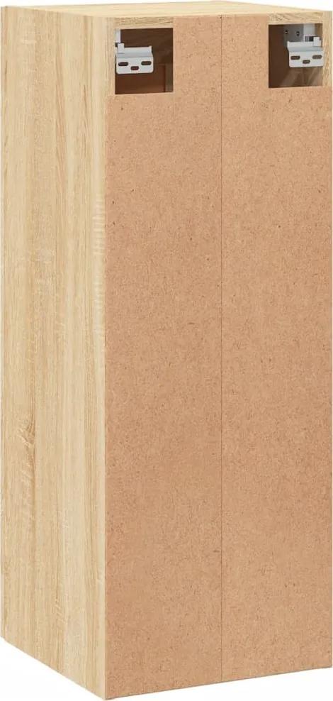 vidaXL Nástěnná skříňka 34,5 x 34 x 90 cm kompozitní dřevo [830511] Barva: šedá sonoma