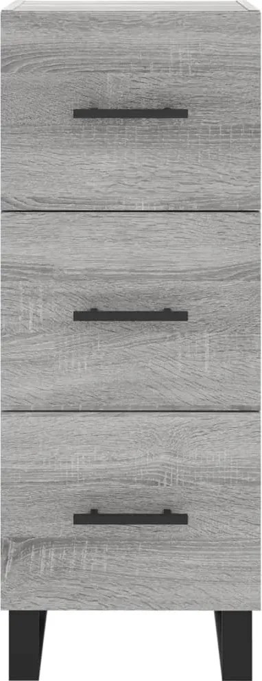Skříň highboard šedá sonoma 34,5 x 34 x 180 cm kompozitní dřevo 3198879