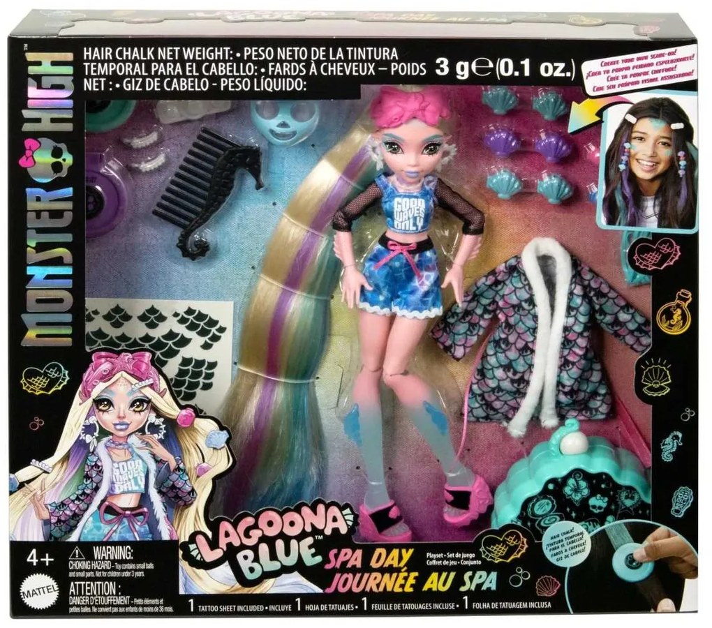 Panenka monster high panenka lagoona a wellděsový relax