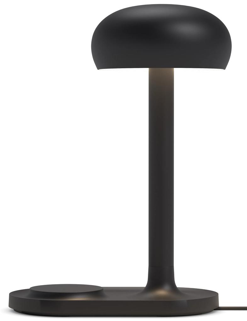EVA SOLO LED lampička Emendo nabíjecí s Qi nabíječkou černá
