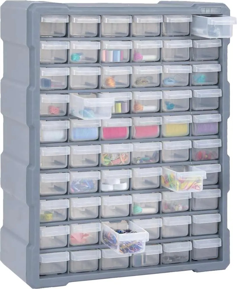 Organizér se 60 zásuvkami 38 x 16 x 47,5 cm 147588