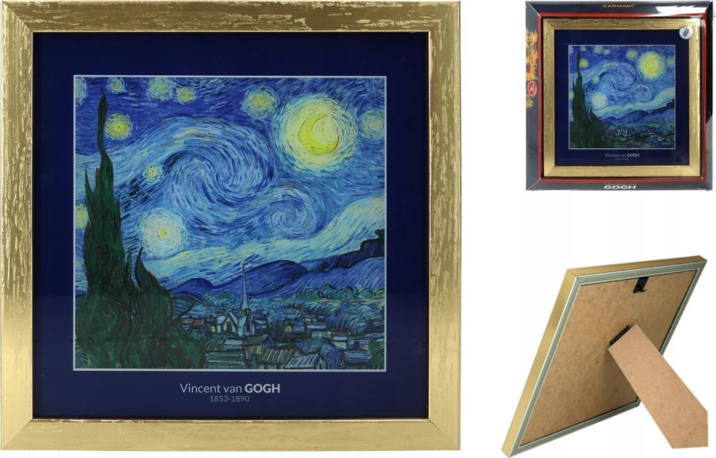 Obrazek V. van Gogh, Hvězdná noc (carmani)