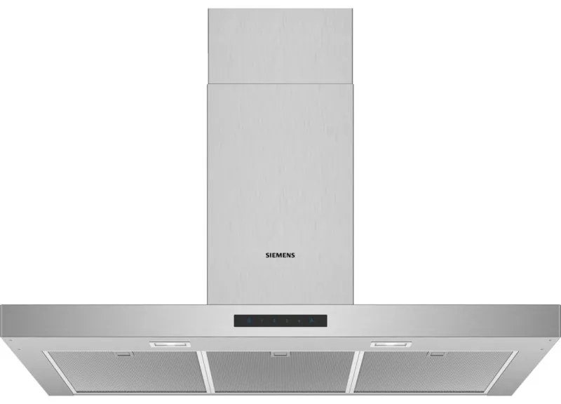 Siemens LC96BBM50 nástěnný komínový odsavač par, nerez, 90 cm