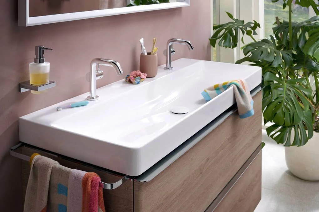 Hansgrohe Tecturis S, páková umyvadlová baterie 110 Fine CoolStart EcoSmart+ bez odtokové soupravy, chromová, HAN-73321000