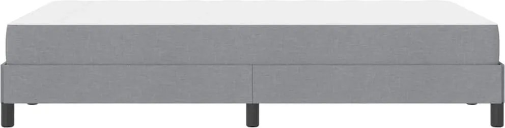 Postel s boxspringem Světle šedá 120 x 190 cm textil 3398472