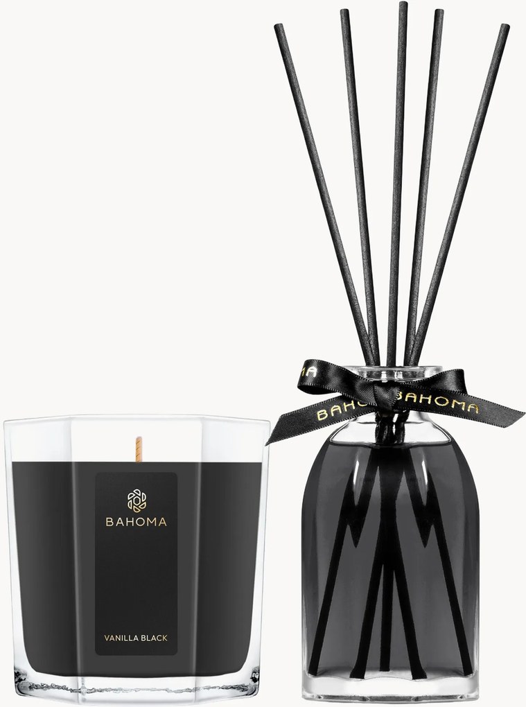 Difuzér a vonná svíčka Vanilla Black (svěží, květinová)