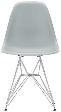 Eames Plastic Chair DSR chrom šedá bílé na koberec Vitra