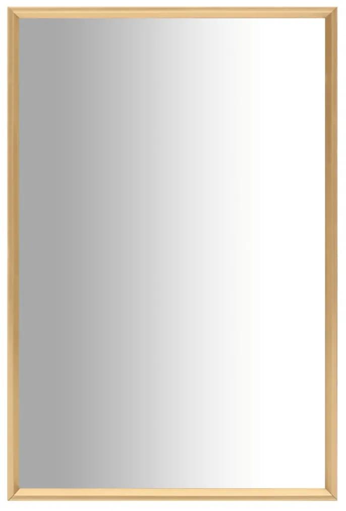 322744 vidaXL Zrcadlo zlaté 60 x 40 cm