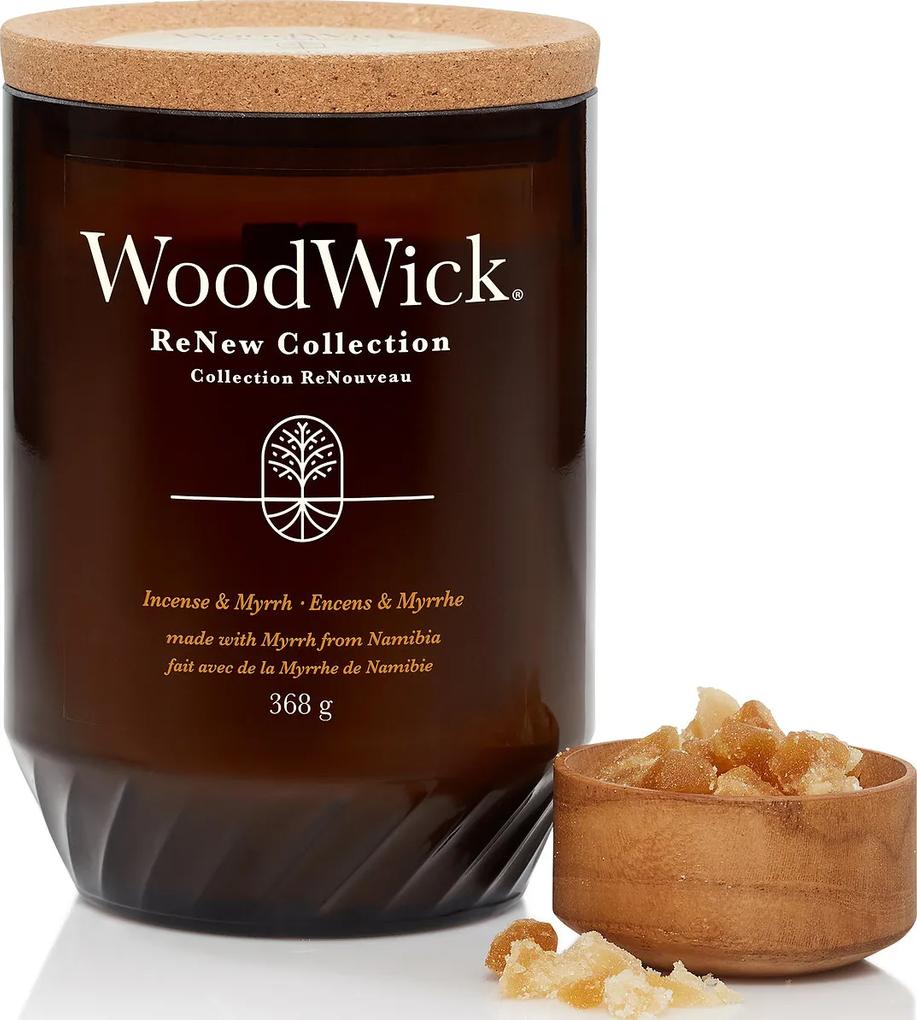 Svíčka ReNew WoodWick Incense & Myrph střední
