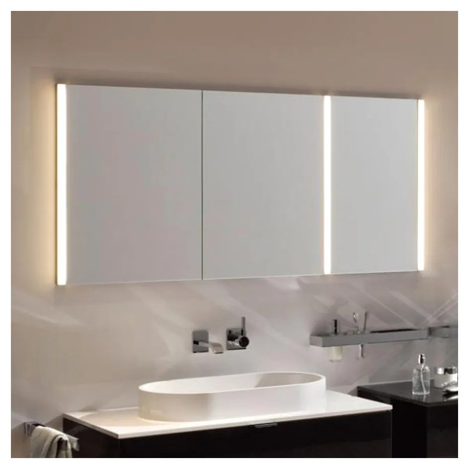 Emco Select - Přídavné zrcadlo 526 mm s osvětlením, zrcadlová 949709950
