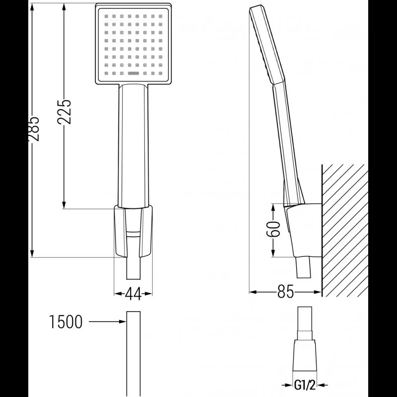 Mexen Royo vanová sada R45, zlatá - 72213R45-50