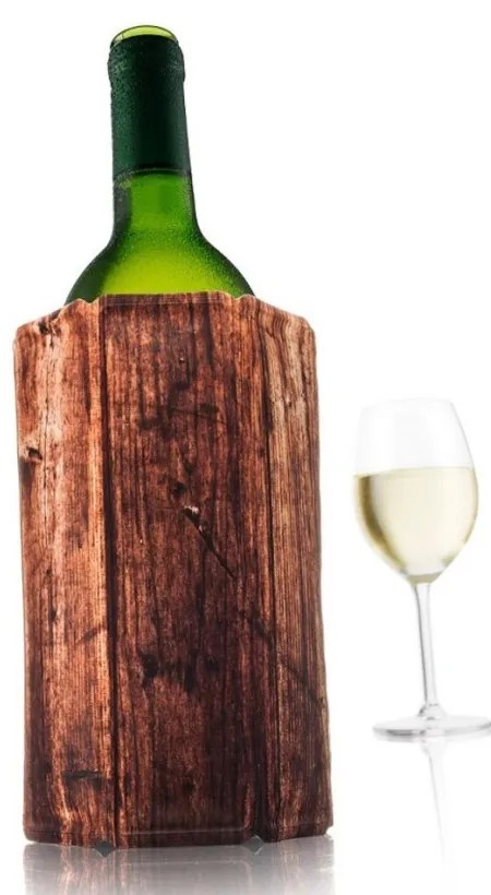 Vacu Vin Chladící návlek na víno dřevo