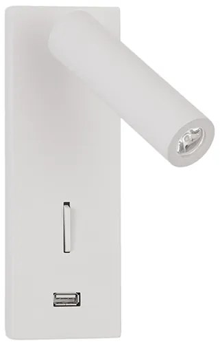 Moderní nástěnné svítidlo Fuse 6 bílé