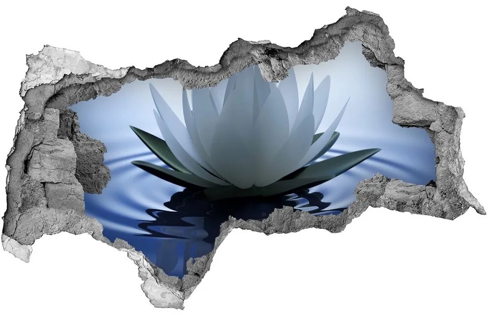 Wallmuralia Samolepící nálepka fototapeta Vodní lilie 95x73 cm