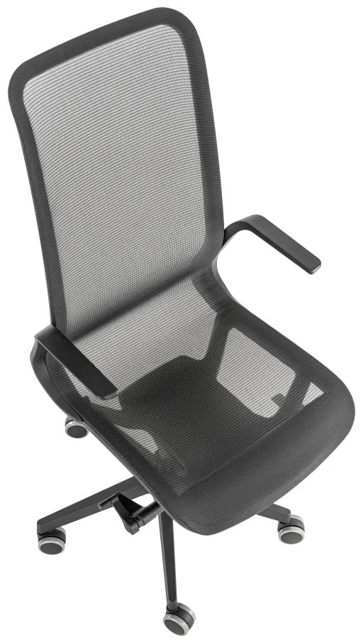 ALBA Ergonomická kancelářská židle CRAZY - černá síťovina