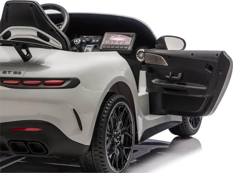 LEAN CARS Elektrické autíčko Mercedes GT63 AMG DK-GT63 24V LCD lakované světle šedé