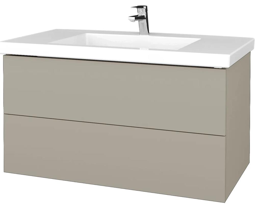 Dřevojas Koupelnová skříňka VARIANTE SZZ2 100 Varianta: N01 Bílá lesk / IND Individual