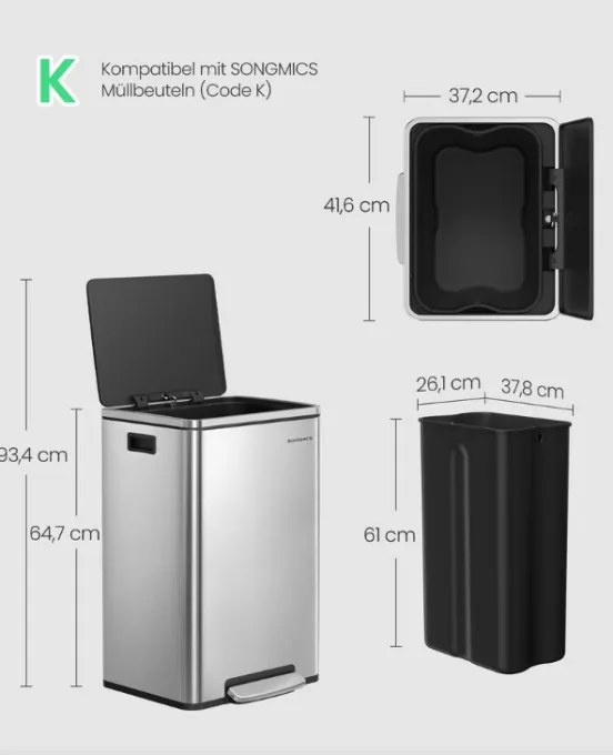Odpadkový koš LTB595E01