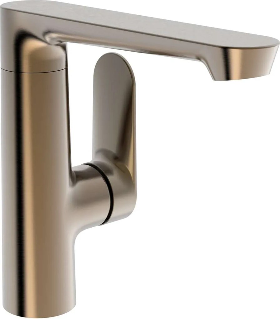 Hansa Genesis - Umyvadlová baterie s výpustí Push-Open, broušený bronz 3754226381