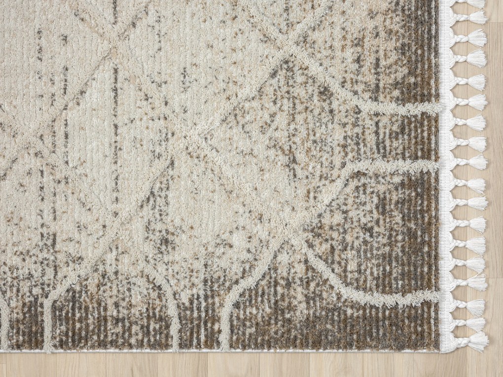 My Flair, Kusový koberec Enya 1 hellbeige, 140x200, béžová, chodba / předsíň