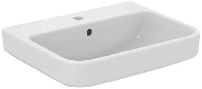 Ideal Standard i.Life B - Umyvadlo 55x44 cm, s přepadem, otvor pro baterii, SmartGuard, bílá T4608HY