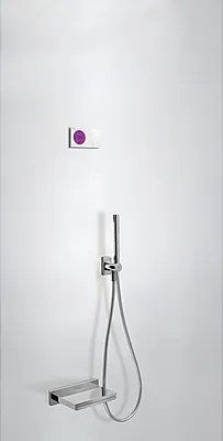 TRES - Termostatický podomítkový elektronický vanový set SHOWER TECHNOLOGY Včetně elektronického ovládání (bílá barva). Zab 09286556