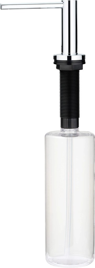 Deante Aster, dávkovač saponátu pro kuchyňské dřezy s dlouhou výlevkou 500ml, chromová, ZZZ_00DD