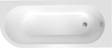 Asymetrická vana Laguna Rajka 170x72,5 cm akrylát pravá SIKOVRAJ170P