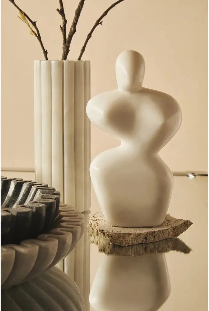 Bílá mramorová váza (výška 20 cm) Savio – Premier Housewares