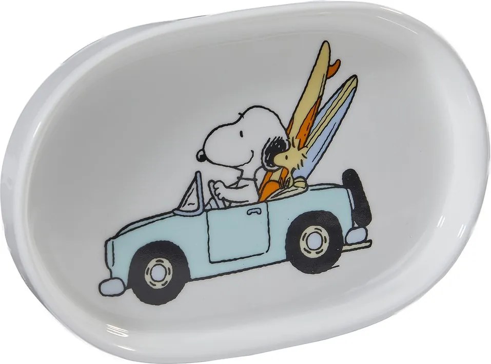 PEANUTS Talířek na šperky oválný Snoopy v kabrioletu 15 x 10 cm
