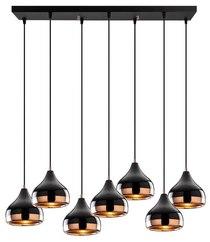 Designový lustr Salwah 88 cm černý