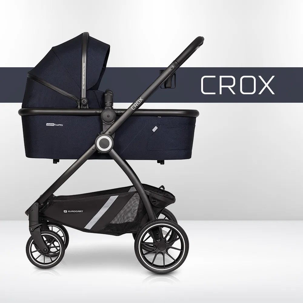Hluboký kočárek Euro-cart Crox Cosmic Blue