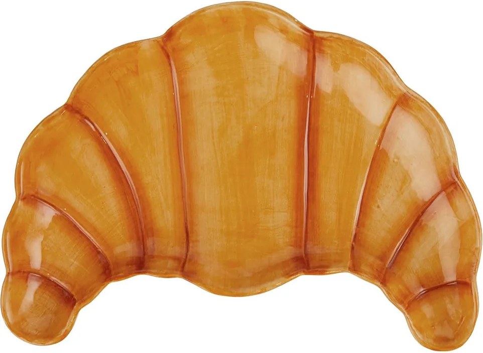 Butlers CROISSANT Dekorační talíř 23 x 16 cm - hnědá